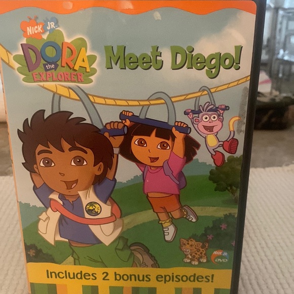 Nickelodeon | Other | Nick Jr Dora The Explorer Meet Diego Dvd With 2 ...